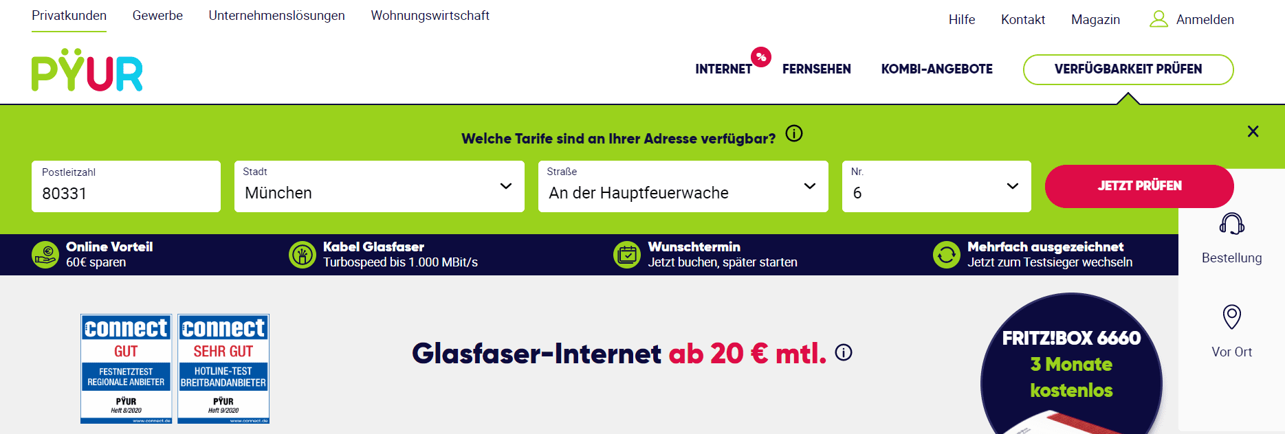 Erfahrungen mit Pyur Internet in München - Kabelnetz Blog
